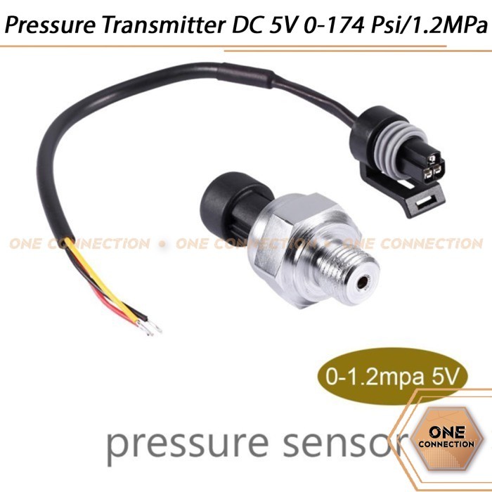 Jual Promo!! Pressure Transmitter Dc 5V 0-174 Psi/1.2Mpa Pressure ...