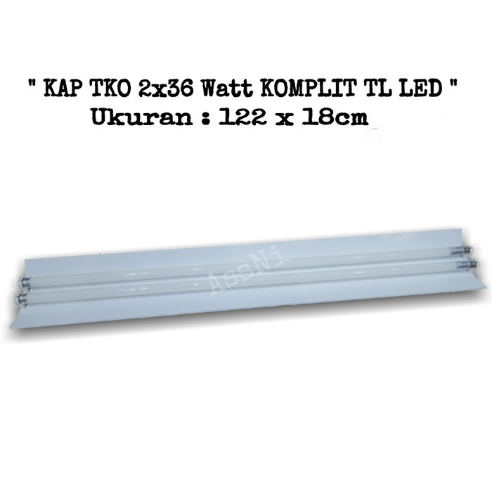 Jual Terbaru Kap Lampu Tld Tko 2X36W Komplit Tl Led | Shopee Indonesia