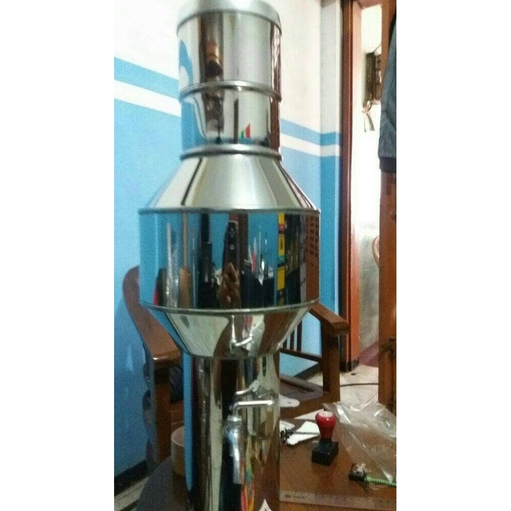 Jual BEBAS ONGKIR - OMBROMETER STAINLESS / Tabung Curah Hujan Stainless ...