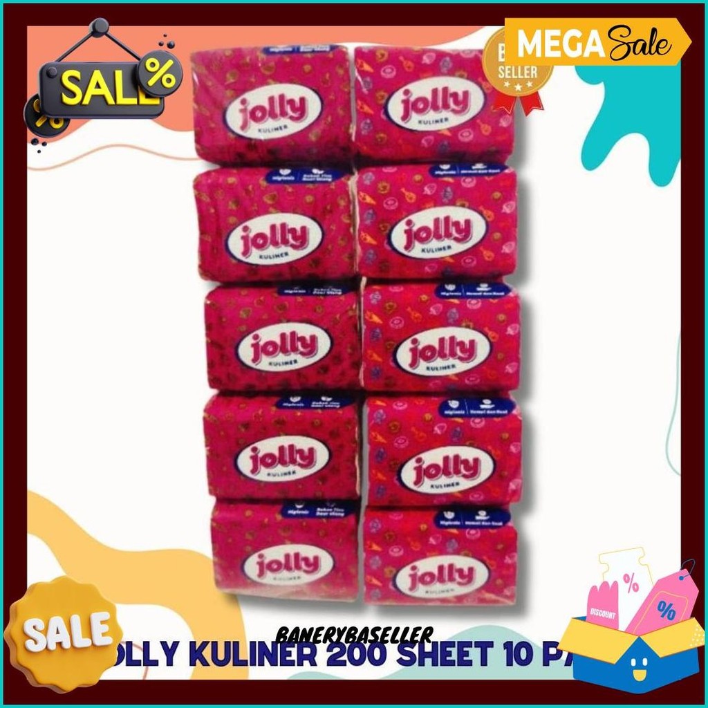Jual Tisu Tissue Jolly Pop Up Sheet Promo Isi 10 Pcs Kemasan Baru Bisa ...