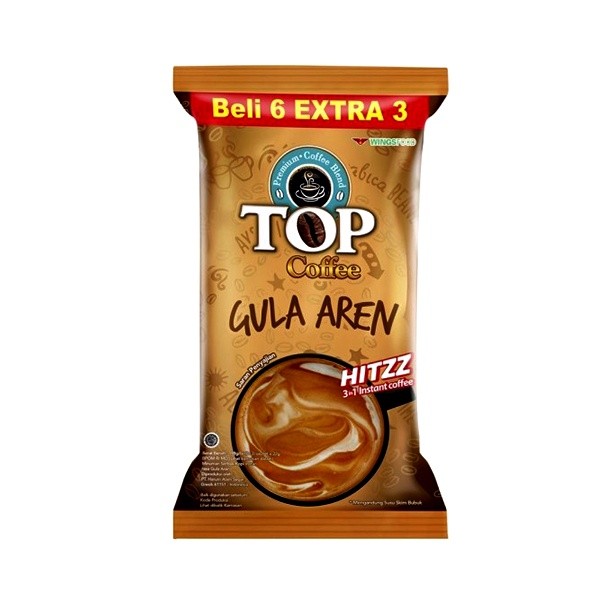 Jual TOP KOPI GULA AREN ISI 9 SACHET X 22GR | Shopee Indonesia