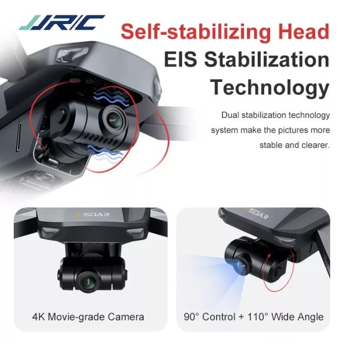 Jual rah JJRC X19 PRO X11P X16 Drone 5G GPS 4K HD 2-Axis EIS Gimbal Dual Camera | Shopee Indonesia