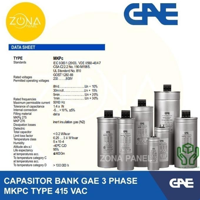 Jual Kapasitor Capasitor Bank Gae 20 Kvar 20Kvar 415V 3 Phase 168202618 New!! | Shopee Indonesia