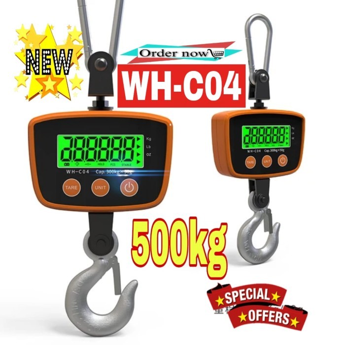 Jual Gak Pakai Lama Timbangan Digital Gantung 500Kg/Timbangan Serba ...