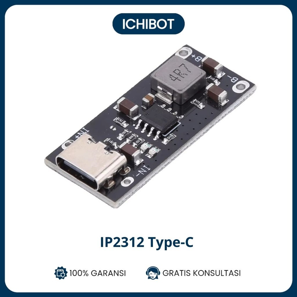 Jual Modul Fast Charging Pengisian Cepat Baterai Li-ion IP2312 dengan Type-C 3.7V LiPo BMS 18650 ...