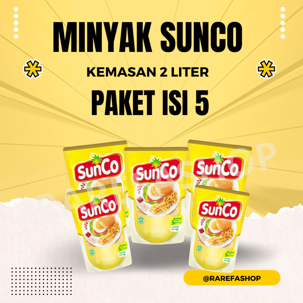 Jual MINYAK SUNCO 1 DUS ISI 5 (PAKET HEMAT) | Shopee Indonesia