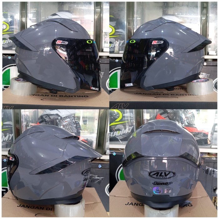 Jual Helm Alv Genos Versi Bluetooth Paket Ganteng Single Visor Diskon ...