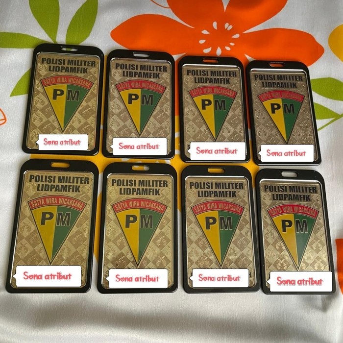 Jual lencana id card polisi militer ( PM ) | Shopee Indonesia