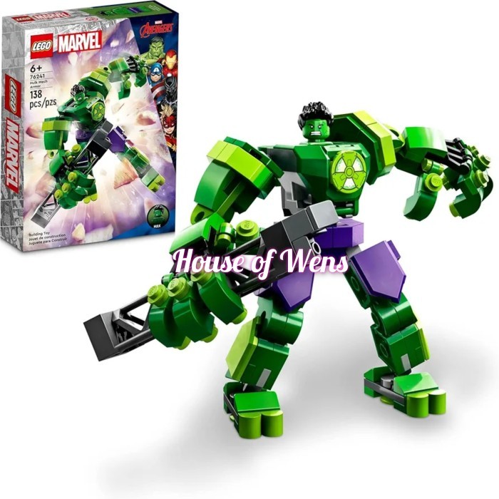 Jual LEGO MARVEL HULK MECH ARMOUR 6+ 138 PCS ORIGINAL | Shopee Indonesia