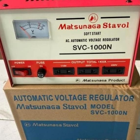 Jual STAVOLT STABILIZER 1000 WATT MATSUNAGA ORIGINAL DAN TERPERCAYA ...