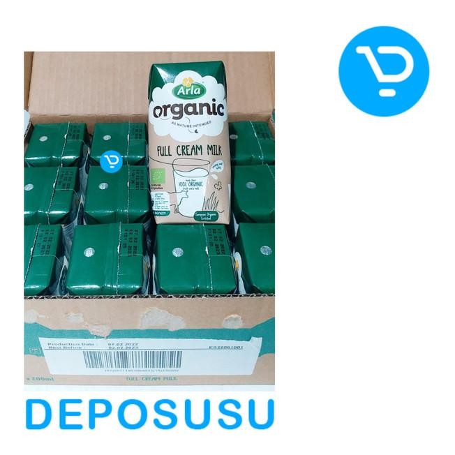 Jual Susu Uht Arla Organic Full Cream Lk 1Carton 12X200 Ml | Shopee ...