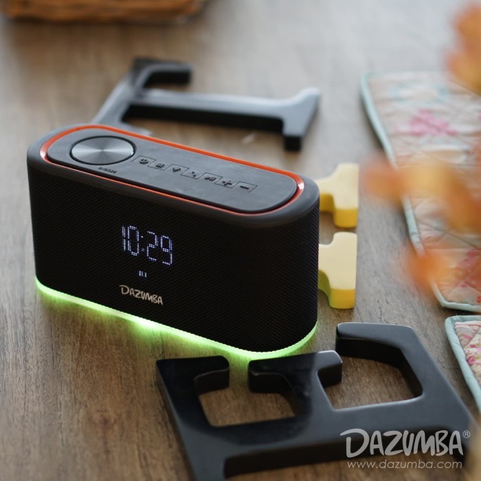 Jual Speaker Bluetooth With Radio n Jam LED Dazumba DW856 | Shopee ...