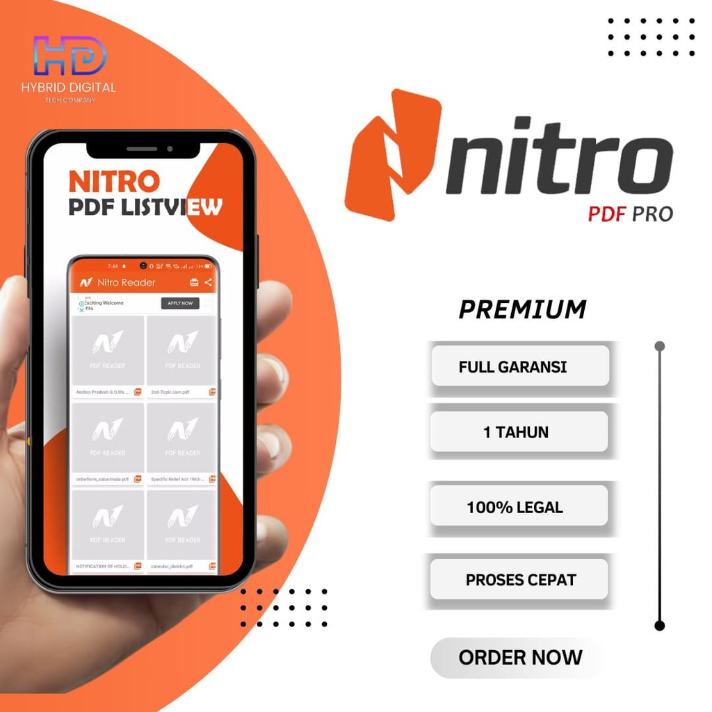 Jual Nitro Pro 14 Enterprise Full Version Software Pc (windows) - PDF Editor & eSign Software ...