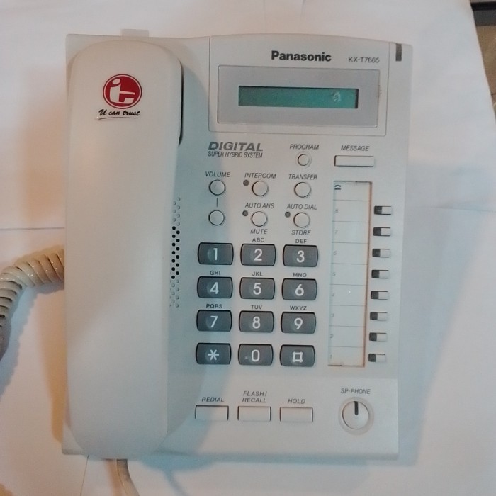 Jual Telepon Panasonic Kx-T7665 Garansi 1 Tahun | Shopee Indonesia
