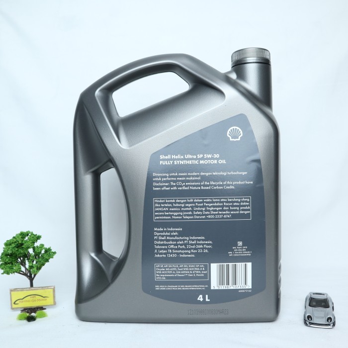 Jual Shell Helix Ultra 5W-30 4L Carbon Neutral Sp Full Synthetic Oli ...