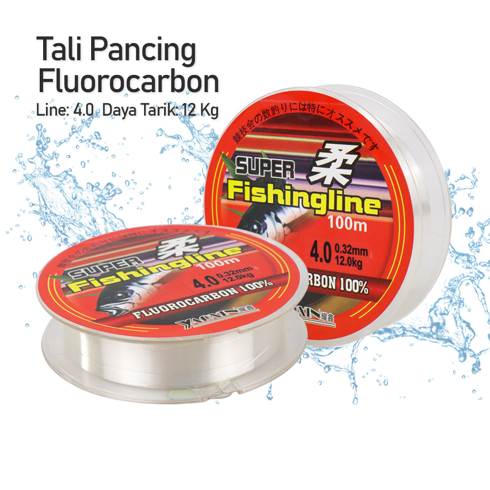 Jual YAOXIN Super Fishingline Senar Tali Pancing Fluorocarbon 100M - OY0068 7RTH31TP | Shopee ...