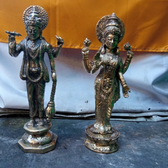 Jual $+$+$+$+] patung dewa wisnu n dewa laksmi sepasang | Shopee Indonesia