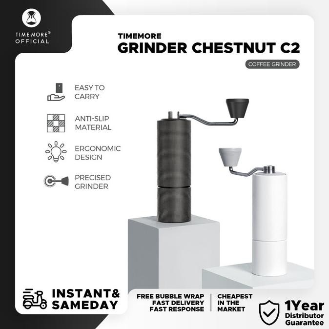 Jual Timemore Chestnut C2 Coffee Grinder| Penggiling Biji Kopi Portable ...
