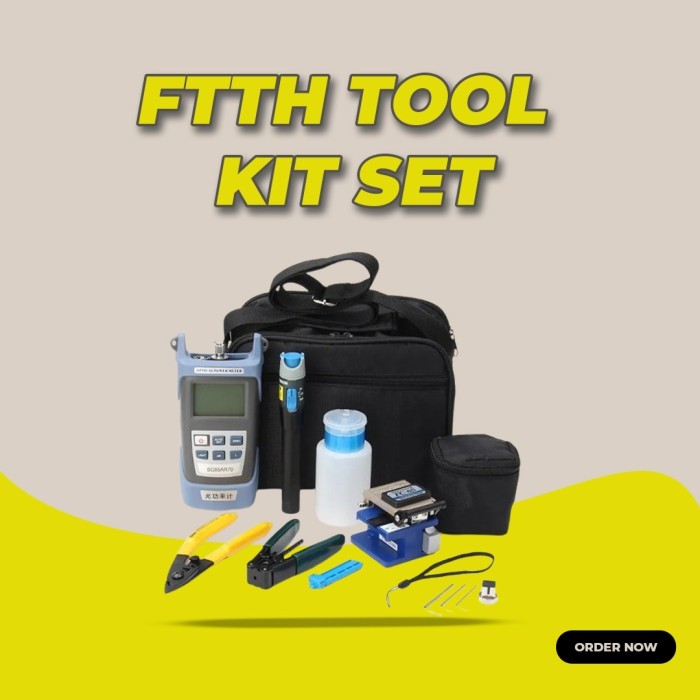 Jual Terbaru Opm Vfl Cleaver Fo Fiber Optik Toolkit Ftth Tool Kit Set ...