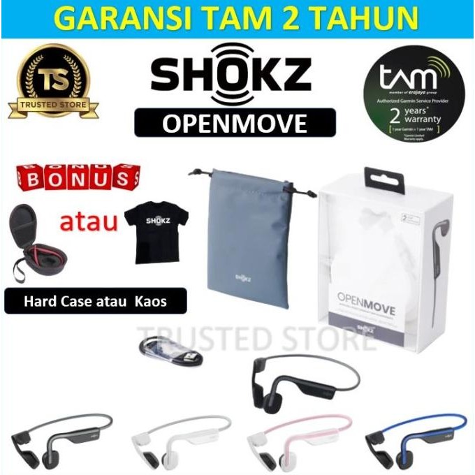Jual BEBAS ONGKIR - Shokz Openmove Aftershokz Open Move Headphone ...