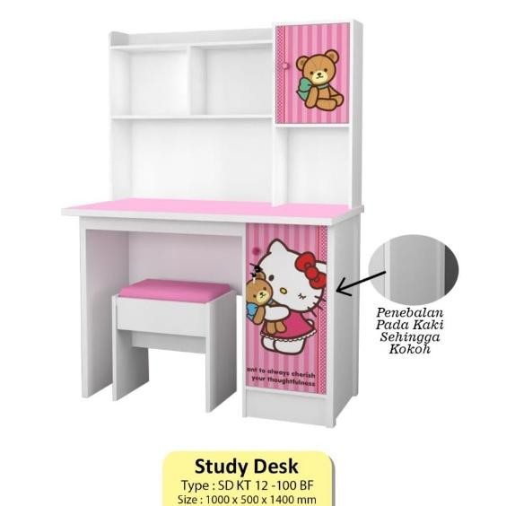 Jual Meja belajar kea panel karakter/study desk/meja belajar karakter ...