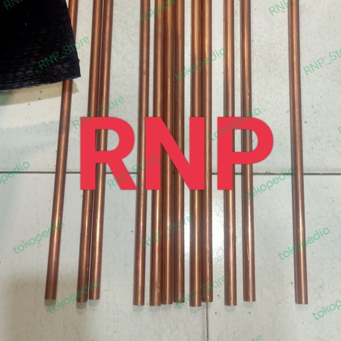 Jual Promo!! Grounding Rod Stick Rod 5/8 Atau 16Mm Asli Tembaga Full1M ...