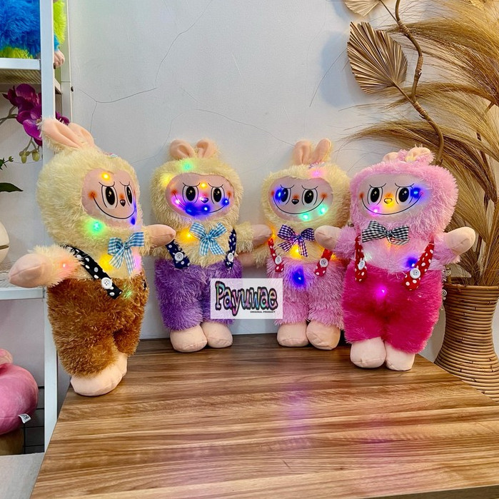 Jual BONEKA LABUBU JOJON PAKAI LAMPU LED TINGGI 45CM THE MON THE ...