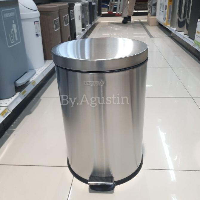 Jual Krisbow Tempat Sampah Stainles Pedal Injak | Shopee Indonesia