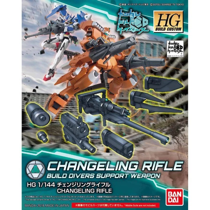 Jual HGBC HG BUILD CUSTOM 035 Changeling Rifle BANDAI GUNPLA GUNDAM WEAPON | Shopee Indonesia