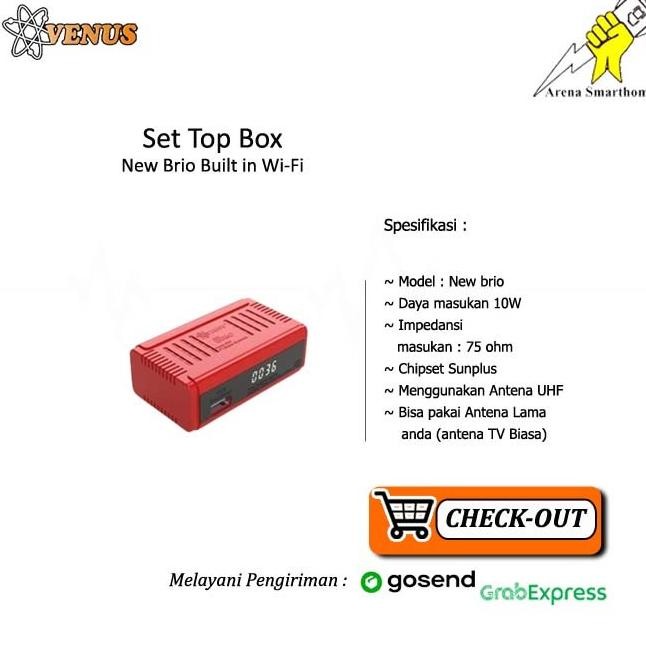 Jual NEW Set Top Box TV Digital Venus Cabai Rawit Mini / New Brio Mini ...