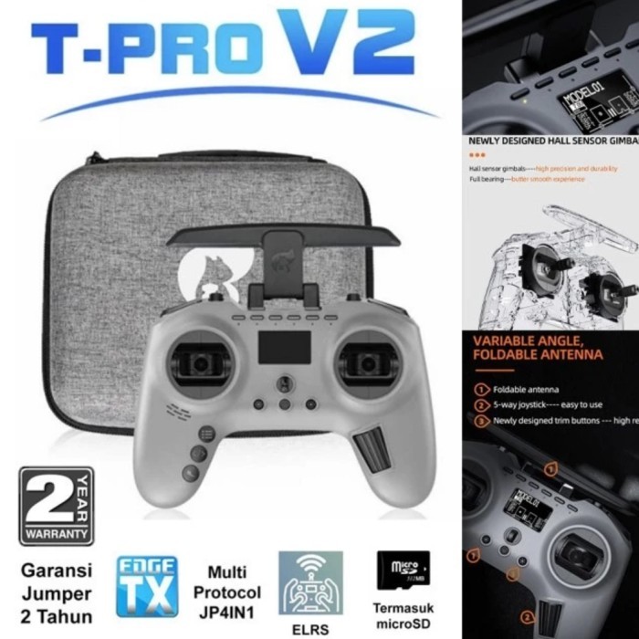 Jual Jumper T pro v2/ Tpro JP4in1 & Elrs hall sensor gimbal remote ...