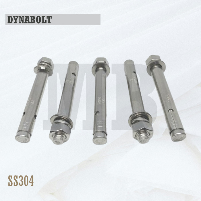Jual Dynabolt M17X100 / Dinabolt 17X100 / Anchor Bolt M17 X 100 / 17 X ...