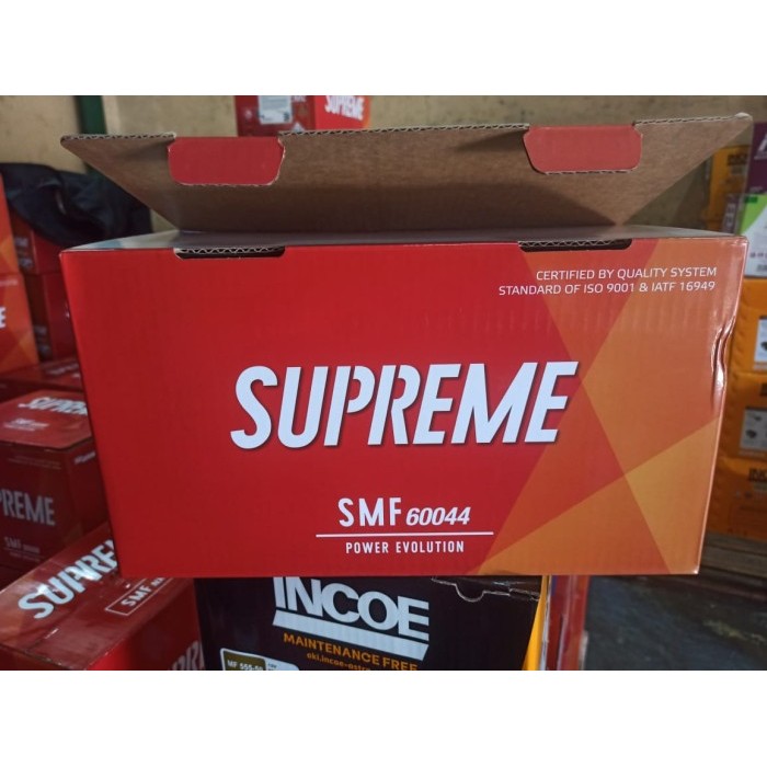 Jual Aki Mobil Supreme Smf 60044 Code Din-Ln5(L) Made In Korea Terbaru | Shopee Indonesia