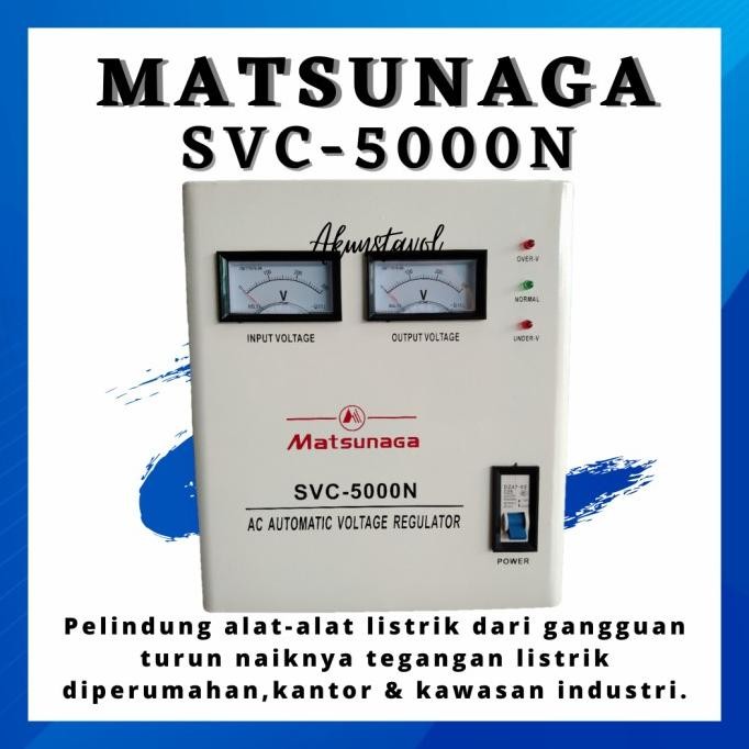 Jual Stavolt Matsunaga SVC-5000N - Stabilizer Listrik Matsunaga 5000 watt | Shopee Indonesia