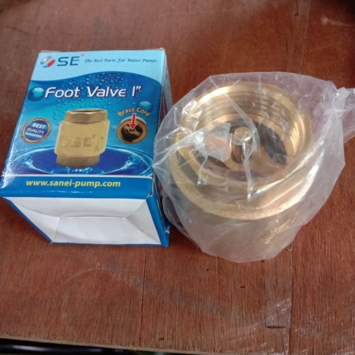 Jual FOOT VALVE 1 INCH KLEP MATA JET PUMP MEREK SAN-EI | Shopee Indonesia
