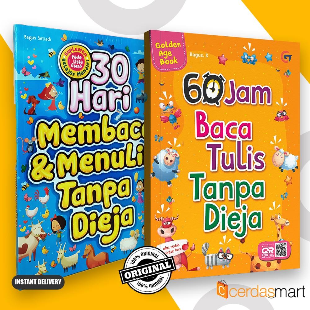 Jual Sp - Buku Belajar Membaca Dan Menulis Huruf Dan Angka 30 Hari Membaca Dan Menulis Tanpa Eja ...