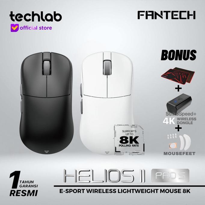 Jual TERBARU - Fantech Helios II PRO S 8K / 4K XD3 v3 Tri Mode Wireless ...