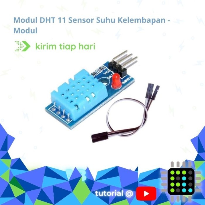 Jual Modul DHT11 DHT-11 DHT 11 Sensor Suhu dan Kelembapan Humidity Sensor | Shopee Indonesia