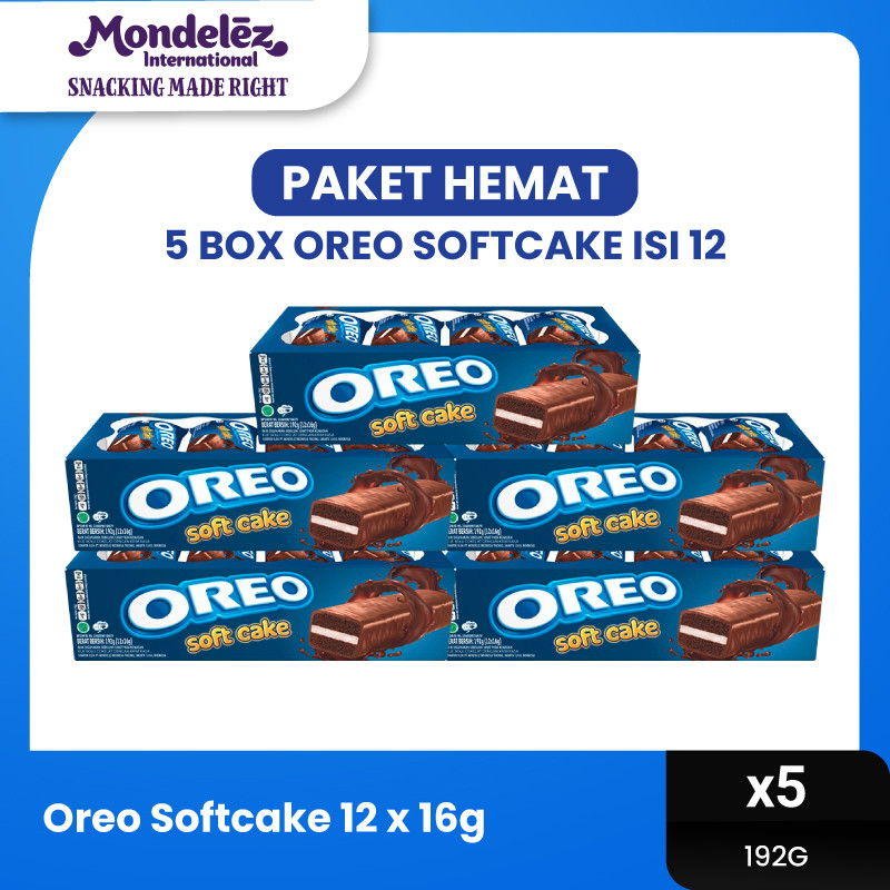 Jual Oreo Bolu Softcake Box 12x16g - Multipack Isi 5 Box Camilan Manis ...
