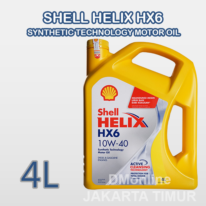 Jual Shell Helix Hx6 10W-40 4L Harga Spesial!! | Shopee Indonesia
