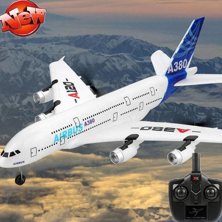 Jual SIMULATION AIRBUS A380 ELECTRIC RC PLANE TOY 2.4G 300M 51CM LARGE ...