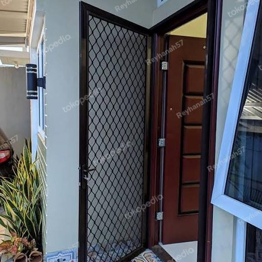 Jual pintu expanda aluminium kawat nyamuk murah | Shopee Indonesia