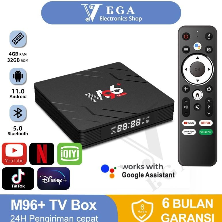 Jual Android Box Tv Ram 4GB 32GB Rom M96 Plus Android 13.0 STB Tv Box 5g Wifi Dan BT 4K Smart Tv ...