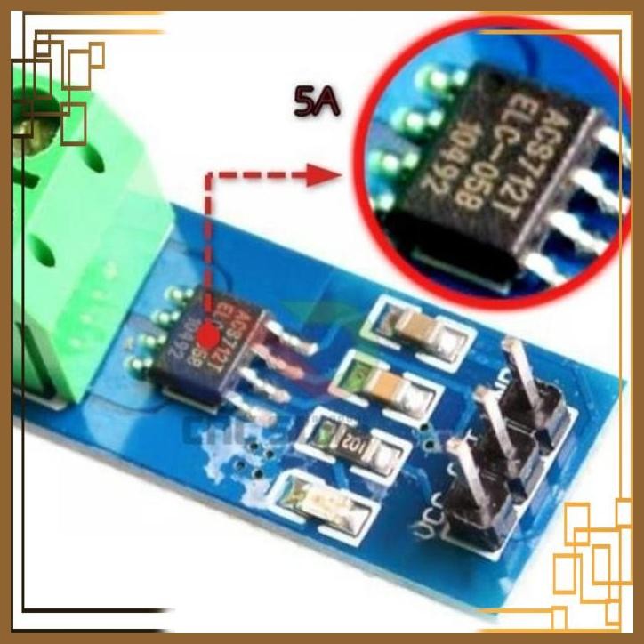 Jual [PCM] sensor arus acs712 acs 712 5a 5 ampere 5ampere a arduino ...