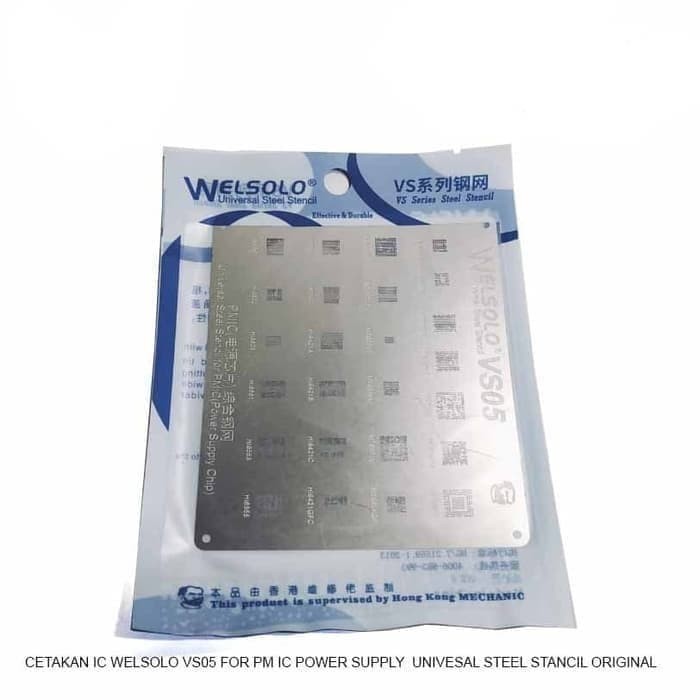 Jual CETAKAN IC WELSOLO VS05 FOR PM IC POWER SUPPLY UNIVERSAL STEEL (76988) | Shopee Indonesia