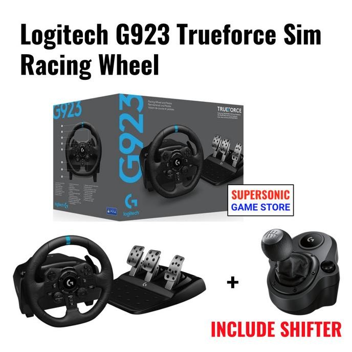 Jual BEBAS ONGKIR - Logitech G923 Trueforce Sim Racing Wheel With ...