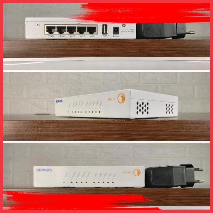 Jual (CVS) ROUTER SOPHOS RED10 REV.3 PELABUHAN ETHERNET 4PORT(RJ-45 ...