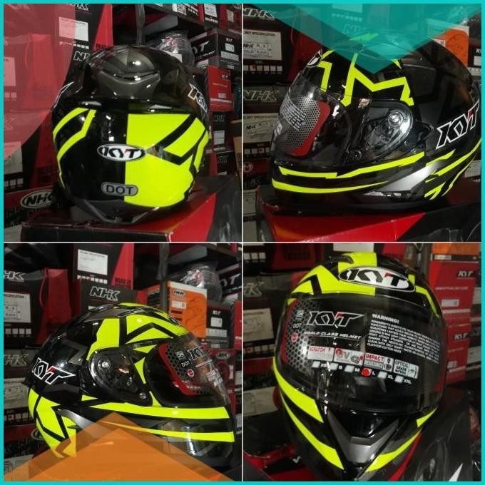 Jual helm kyt falcon 2 helm kyt full face 140BZ4 perkakas | Shopee Indonesia