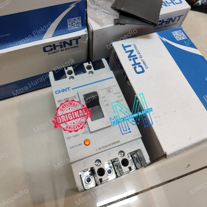 Jual Mccb Chint 80A, 100A,125A 3Phase 20Ka Chint Original Nm1-125C ...