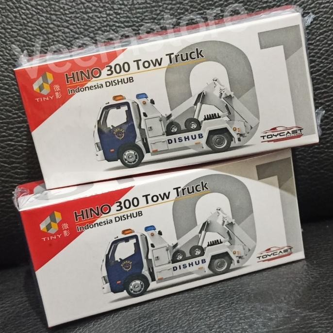 Jual Die Cast 1:64 Mobil Truck Derek Dishub Hino 300 Tow Truck | Shopee ...
